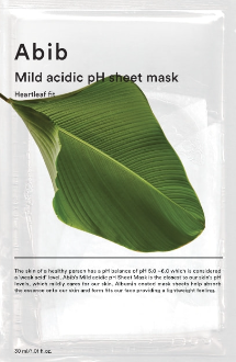 Abib Mild Acidic pH Sheet Mask | OpentheBeauty